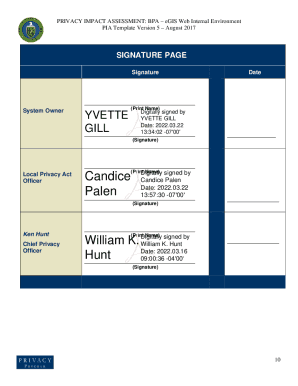 Fillable Online Privacy Impact Assessment (PIA) MODULE I Fax Email ...