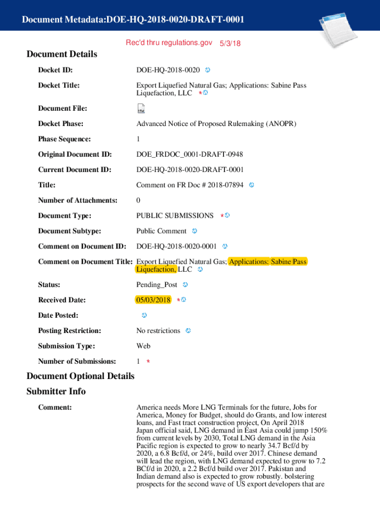Fillable Online Sabine Pass LNG Terminal - Oil and Gas Watch Fax Email Print - pdfFiller