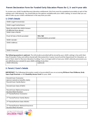 Fillable Online Parental-declaration-form-for-2-3-and-4-year-old ...