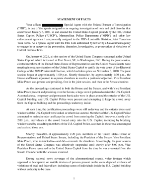 Fillable Online 1 STATEMENT OF FACTS Your affiant, Special Agent with ...