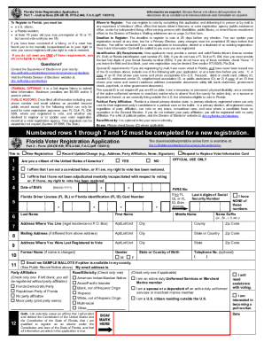 Fillable Online National Mail Voter Registration Form Fax Email Print ...