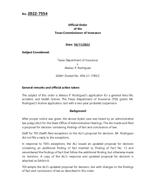 Fillable Online Signed Order - TDI v. Rodriguez.pdf Fax Email Print ...