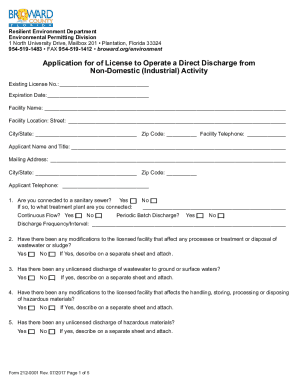 Fillable Online Application to Renew License to Operate Air Pollution ...