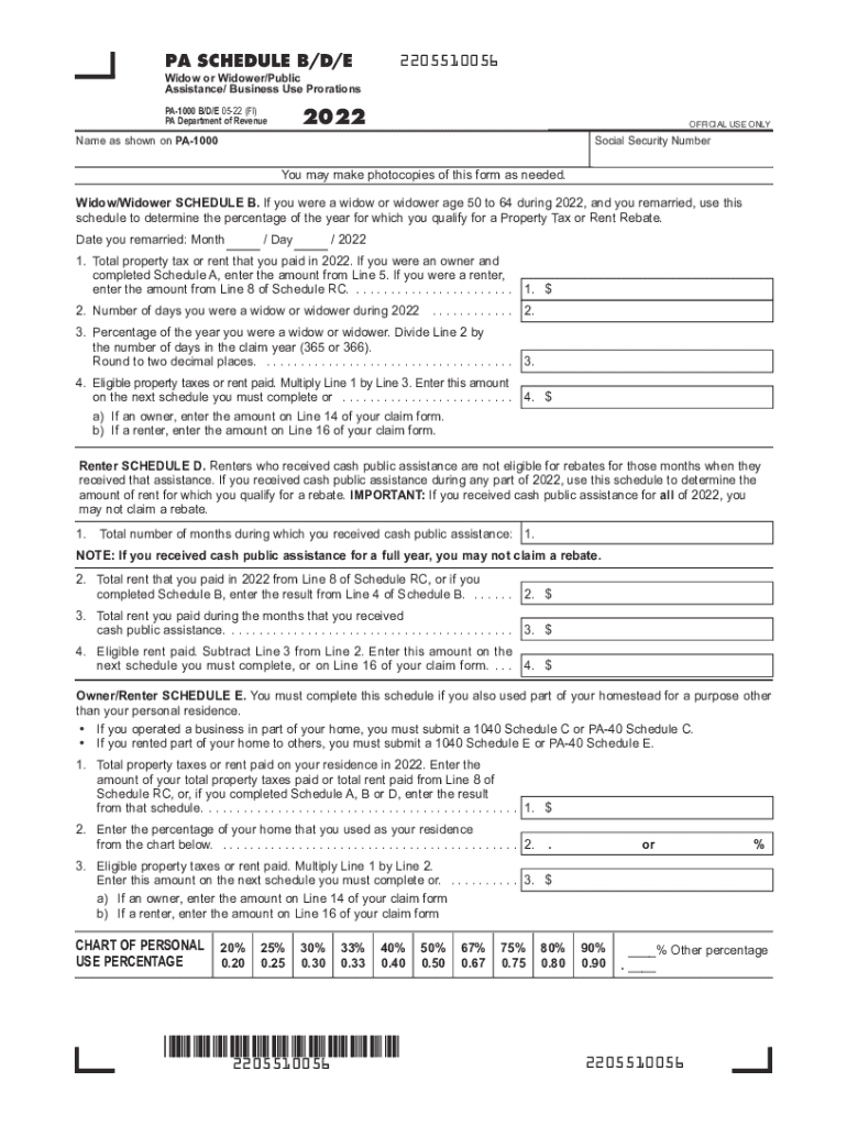 Fillable Online Help with Downloadable Forms - PA Department of Revenue ...
