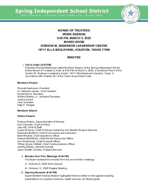 Fillable Online Spring Independent School District - Frontline ...