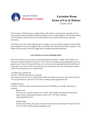 Fillable Online How To Label Lactation Rooms at Work - Healthy Horizons ...