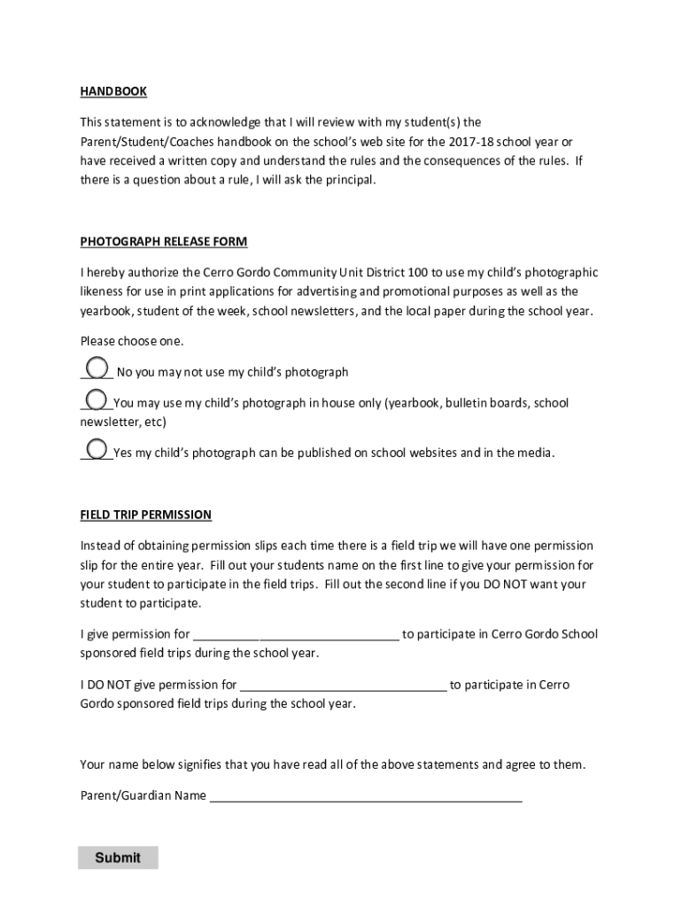 Fillable Online Student Rights and Responsibilities (SR&R) Fax Email ...