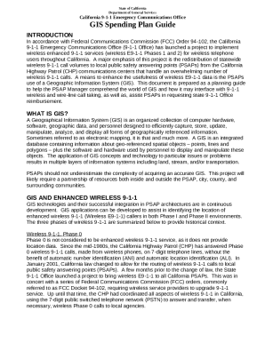 Geographic Ination Systems (GIS) Spending Plan Guide Doc Template ...