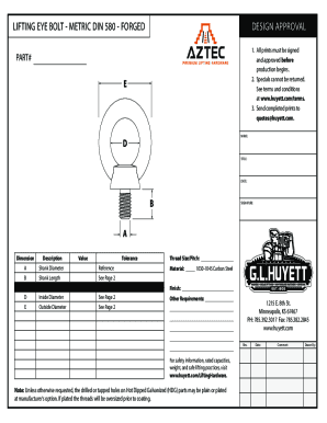 Fillable Online Lifting eye bolt DIN 580 M24 x 36 steel C15E self coloured ... Fax Email Print ...