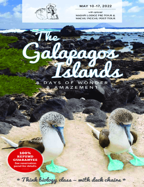 Fillable Online The Golden Triangle: Best Places to Visit in Ecuador ...