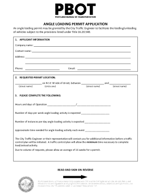 Fillable Online OVER-DIMENSIONAL VEHICLE AND LOAD PERMIT ... Fax Email ...