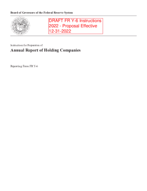 Fillable Online Reporting Form FR Y-6 , Annual Report of Holding ...