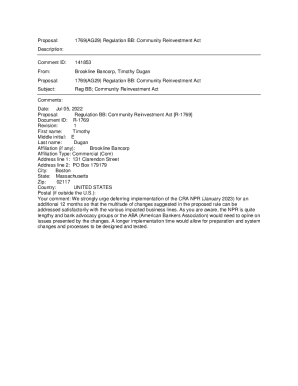 Fillable Online Community Reinvestment Act Proposal Fact SheetFDIC Fax ...