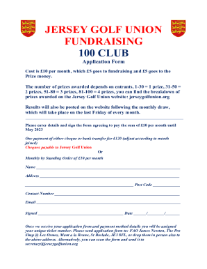 Fillable Online 100 Club Application Form pg2.docx Fax Email Print ...