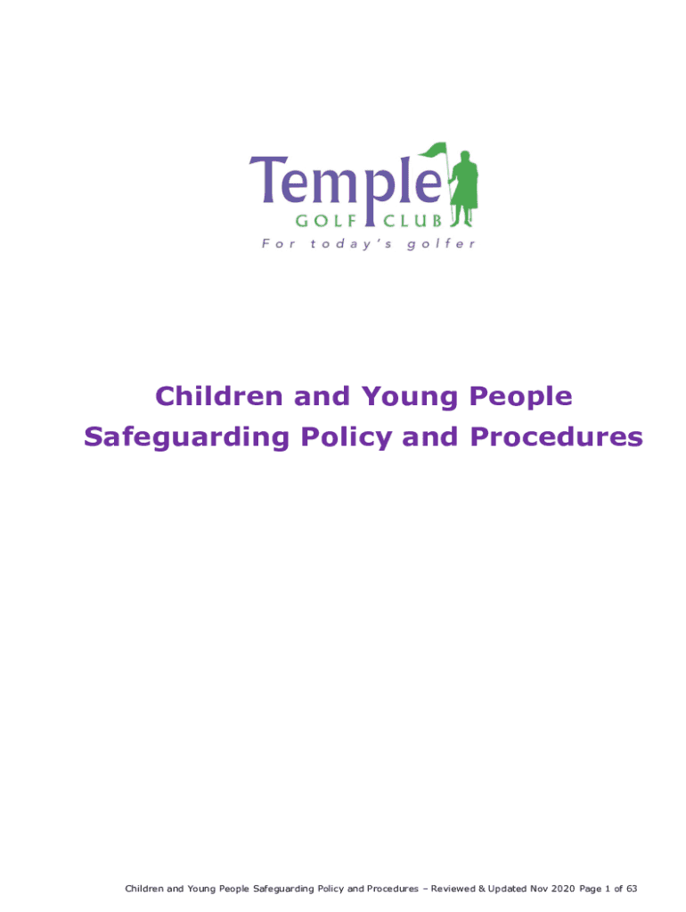 Fillable Online Safeguarding Children Policy and ProceduresWigmore Hall Fax Email Print - pdfFiller