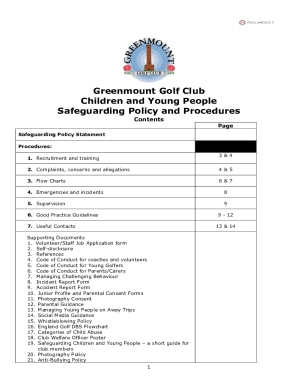 Fillable Online Greenmount Golf Club Fax Email Print - pdfFiller