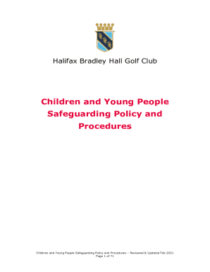 Fillable Online halifax bradley hall golf club club welfare officer ...