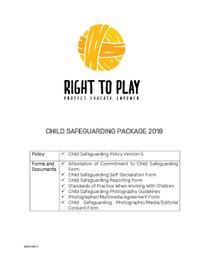 Fillable Online Example safeguarding policy statement - NSPCC Learning ...