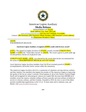 American Legion Auxiliary Girls State Program and ... Doc Template ...