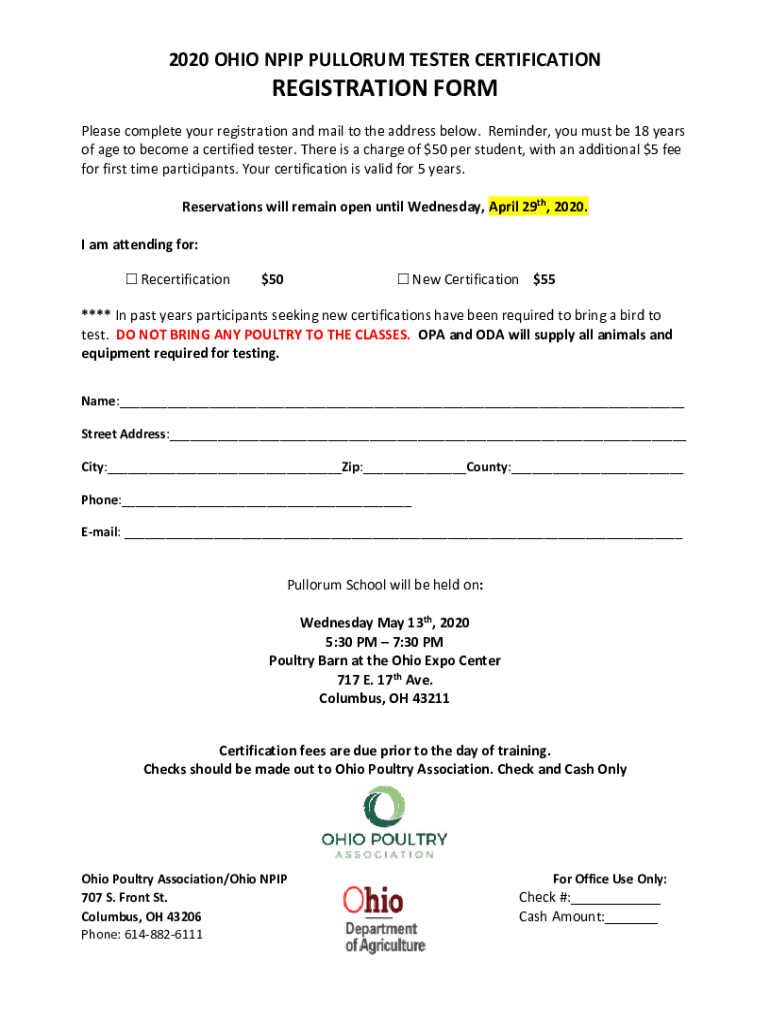 Fillable Online u osu How To Get NPIP Certified - Backyard Poultry ...