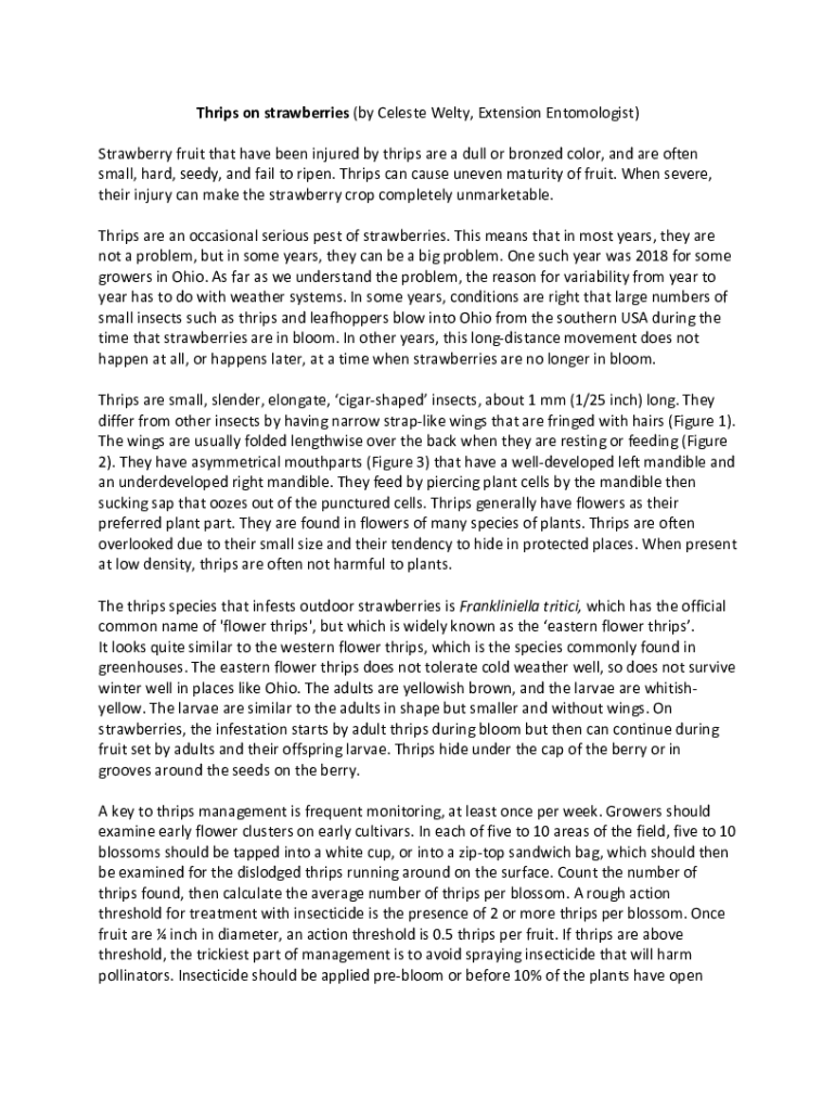 Fillable Online A tiny worm in your strawberry won't hurt you - Farm ...