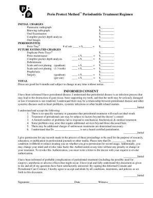 Fillable Online Perio Protect: Minimally Invasive, Highly Effective Gum ... Fax Email Print ...