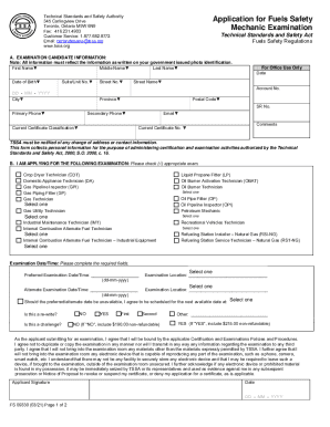 Fillable Online Technical Standards and Safety Authority - Public ...