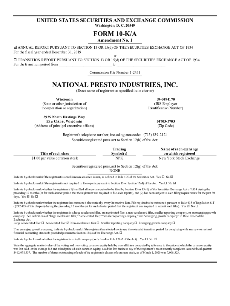 Fillable Online Form 10-K/A (Amendment No. 1) X ANNUAL REPORT ... Fax ...