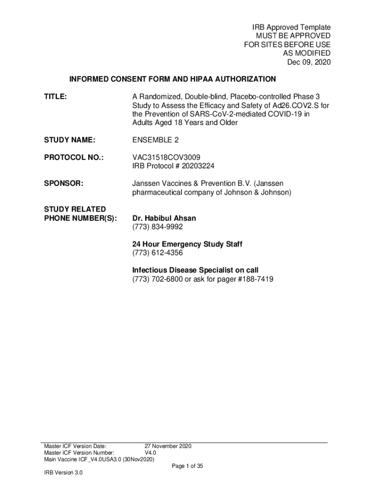 Fillable Online informed consent form and hipaa authorization Fax Email ...