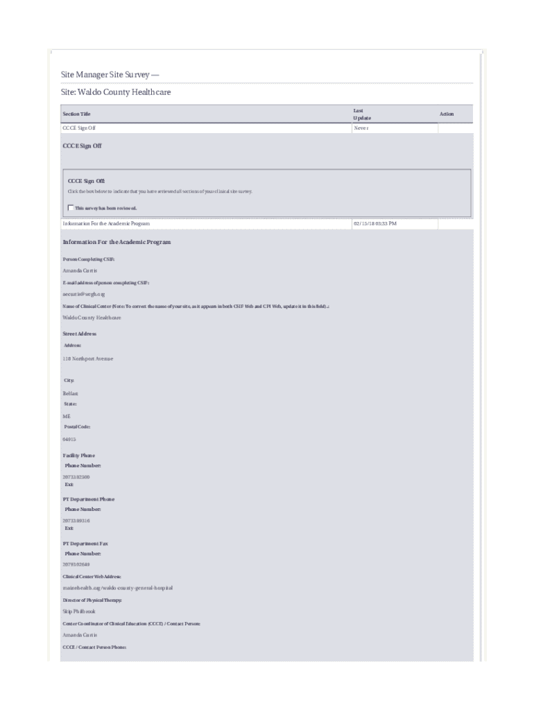 Fillable Online Site Visit Reviewer Profiles - The American College of Surgeons Fax Email Print ...