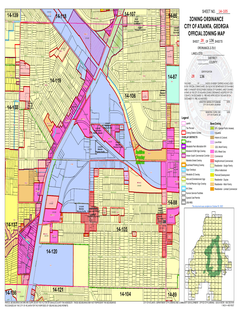 Fillable Online ZONING ORDINANCE CITY OF ATLANTA, GEORGIA ... - Atlanta ...