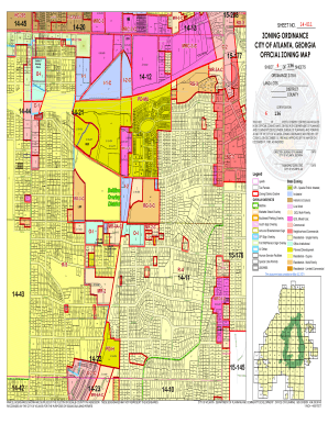 Fillable Online Zoning MapCity of Atlanta - Department of City Planning ...