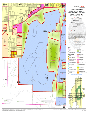 Fillable Online Summary of Zoning Regulations in R Districts - Atlanta ...