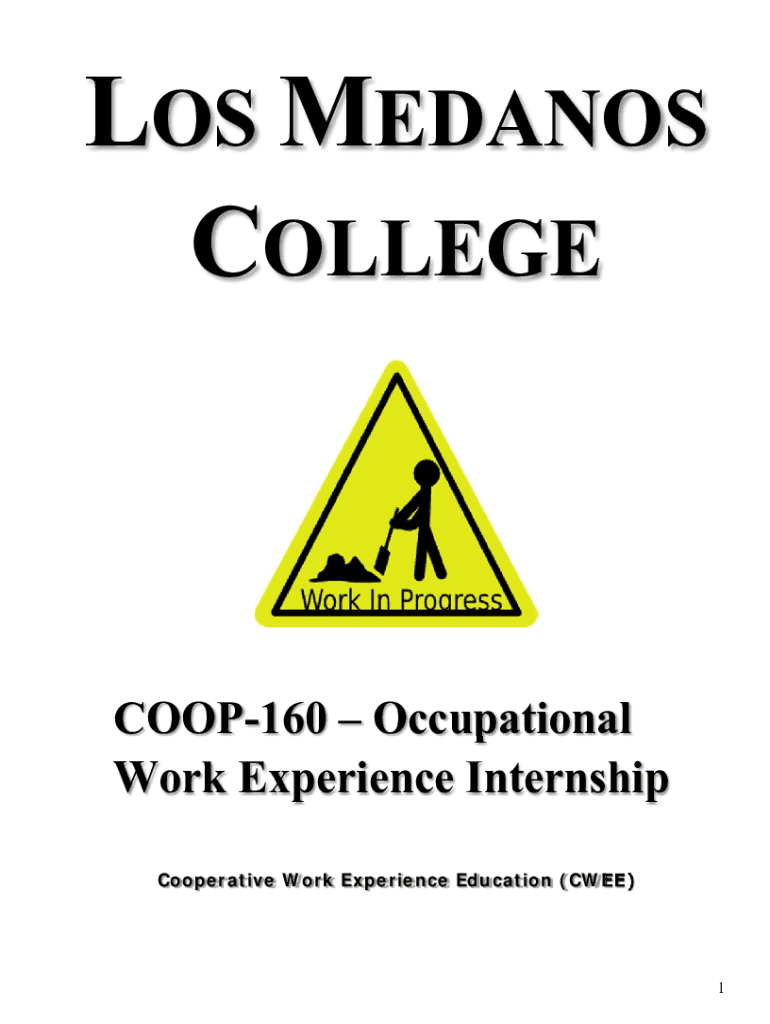 Fillable Online Internships with Cooperative Work Experience Fax Email Print - pdfFiller