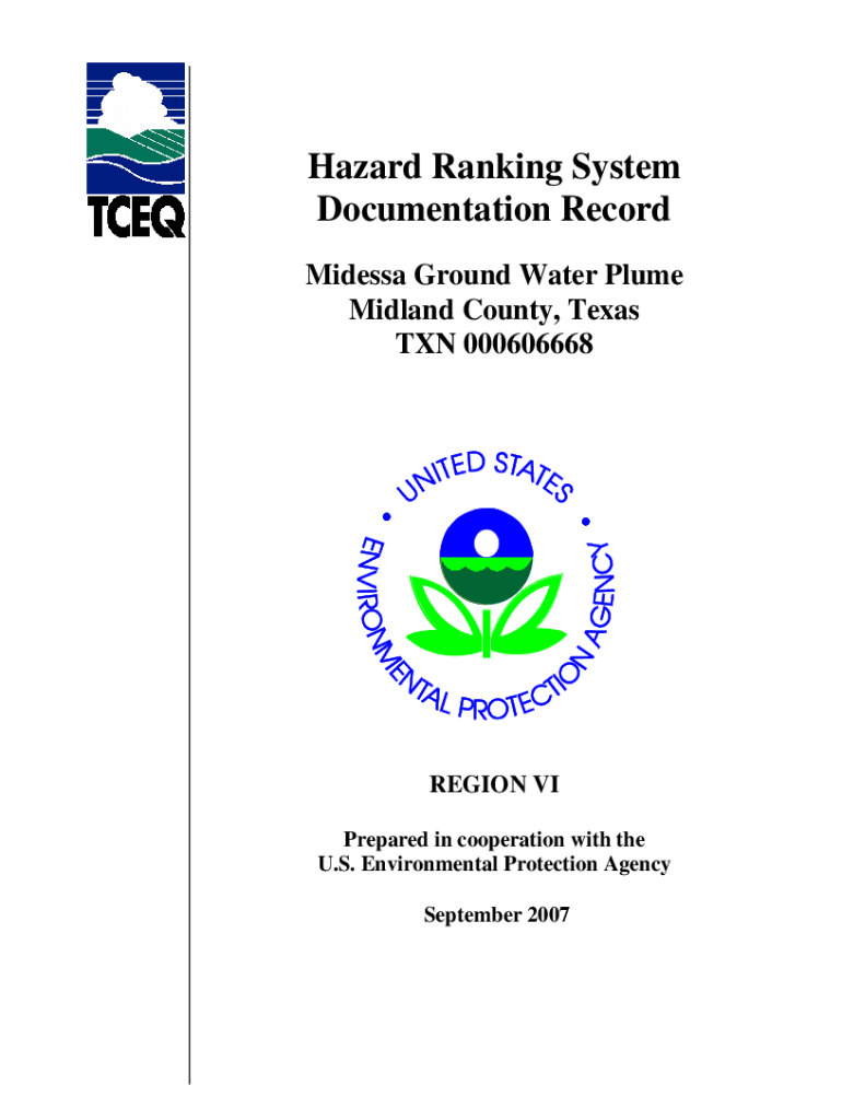 Fillable Online Hazard Ranking System Fax Email Print - pdfFiller