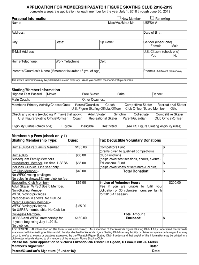 Fillable Online Learn to Skate Registration - Magic City Figure Skating Club Fax Email Print ...