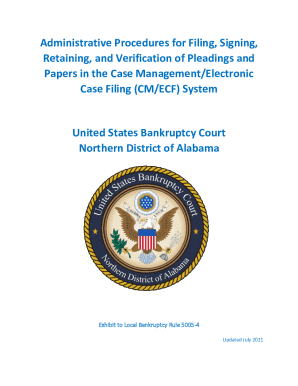 Fillable Online E-Filing in Federal District Court: Filing and Service ...