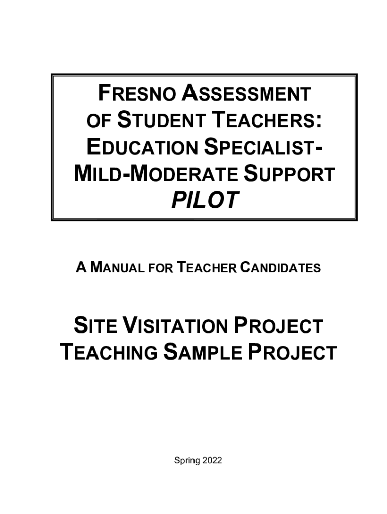 Fillable Online SITE VISITATION PROJECT TEACHING SAMPLE PROJECT ... Fax ...