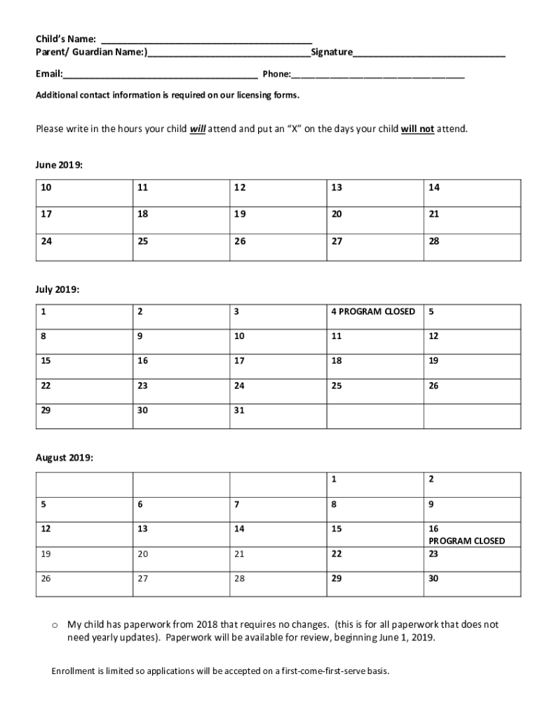 Fillable Online Parent Guardian Consent Forms One Package 1 Fax Email ...