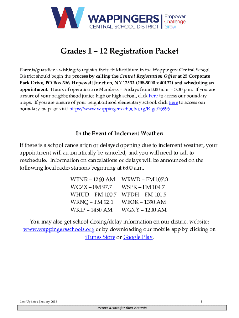 Fillable Online Universal Pre-K & Kindergarten Registration Packet Fax ...