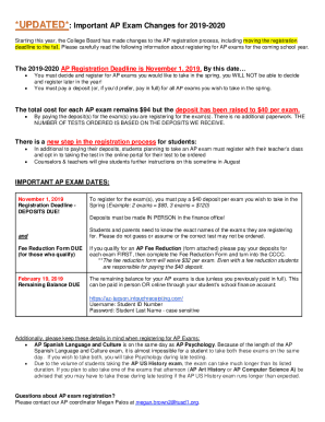 Fillable Online Starting this year, the College Board has made changes ...