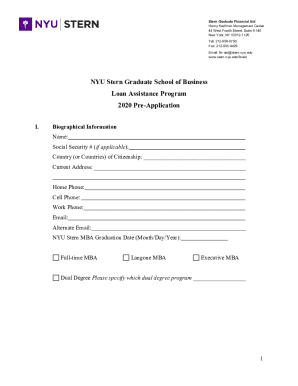 Fillable Online Financial Aid Basics for Admission Administrator - NYU ...