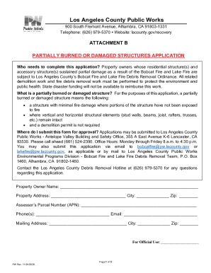 Fillable Online Attachment B - Partially Burned-Damage Structures ...