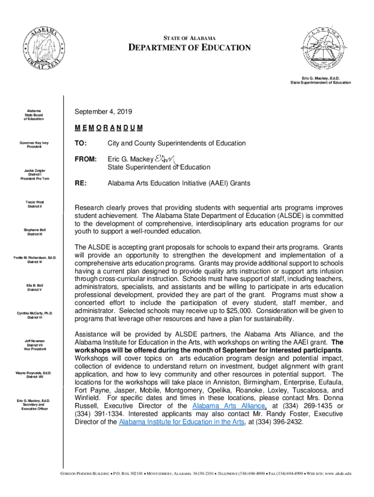 Fillable Online DEPARTMENT OF EDUCATION MEMORANDUM FROM: RE: Fax Email ...