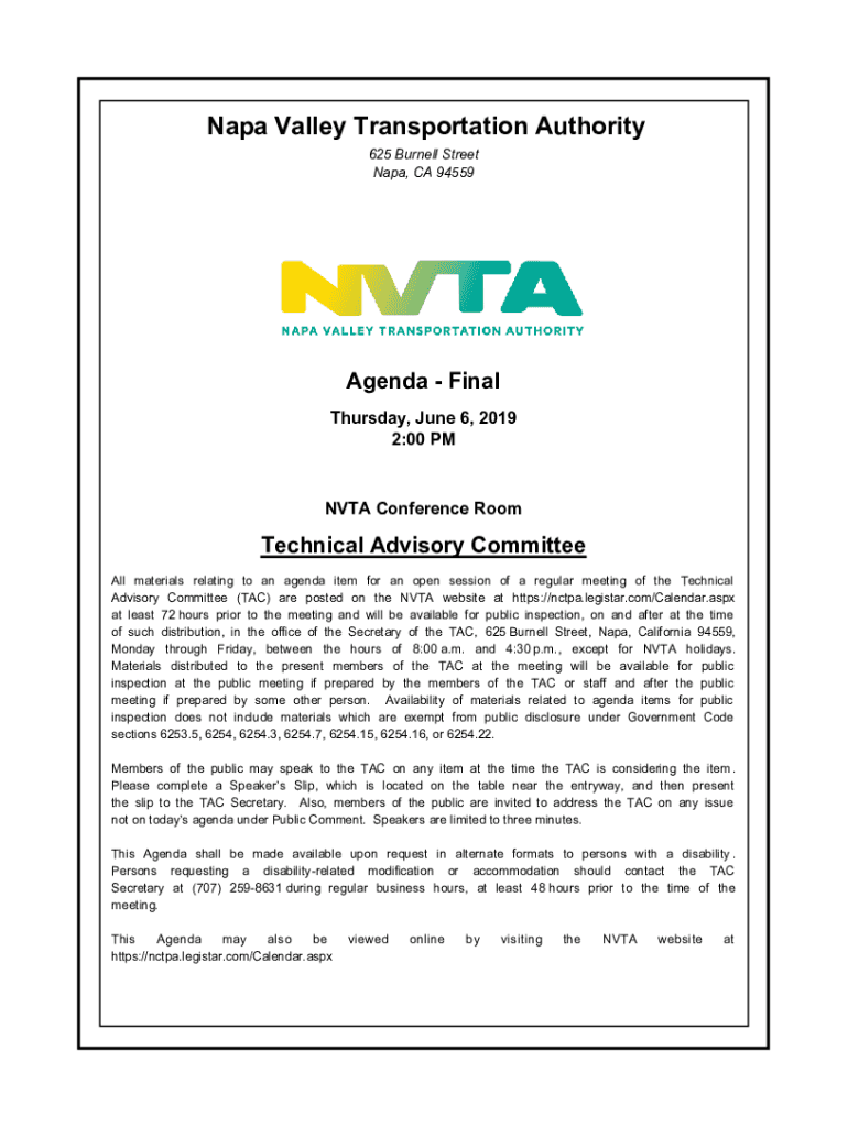 Fillable Online Participate - Napa 2040 Fax Email Print - pdfFiller