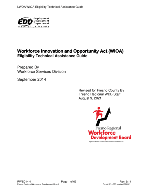 Fillable Online Technical Assistance Guide (T.A.G.) Workforce ...