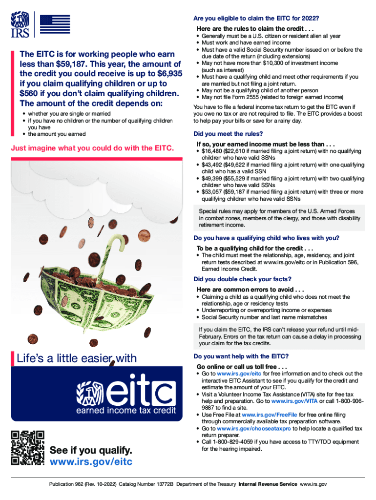 Am I Eligible for the Earned Income Tax Credit (EITC)?: Fill out & sign ...