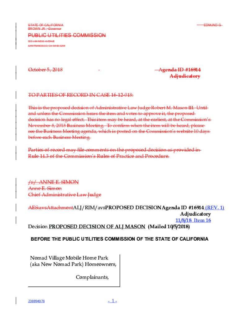 Fillable Online docs cpuc ca ADVICE LETTER SUMMARY - Liberty Utilities ...
