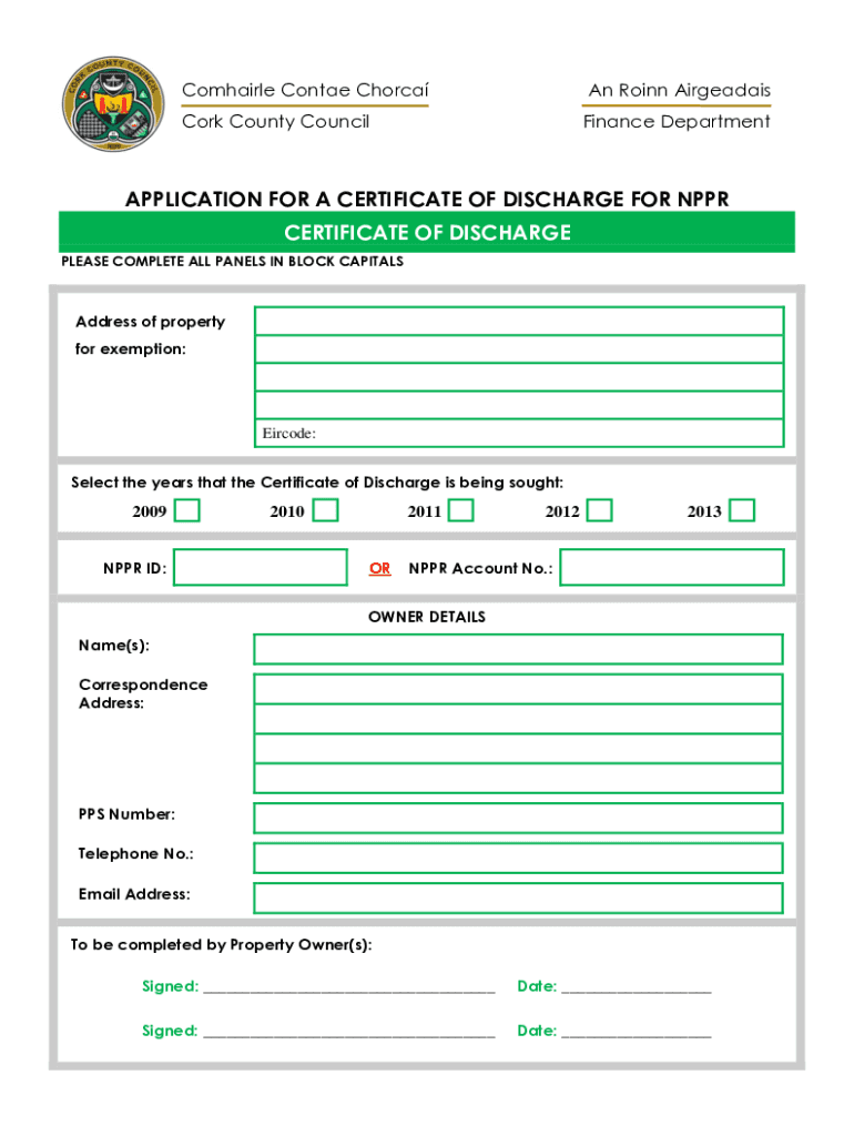 Fillable Online application for a certificate of exemption for nppr Fax Email Print - pdfFiller