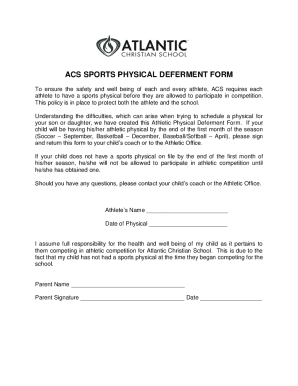 Fillable Online Student Athlete Eligibility Forms / Forms Fax Email ...